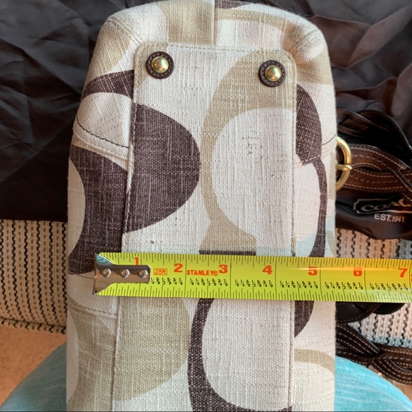 Coach | Bags | Coach Signature Cloth Eastwest Satchel | Poshmark